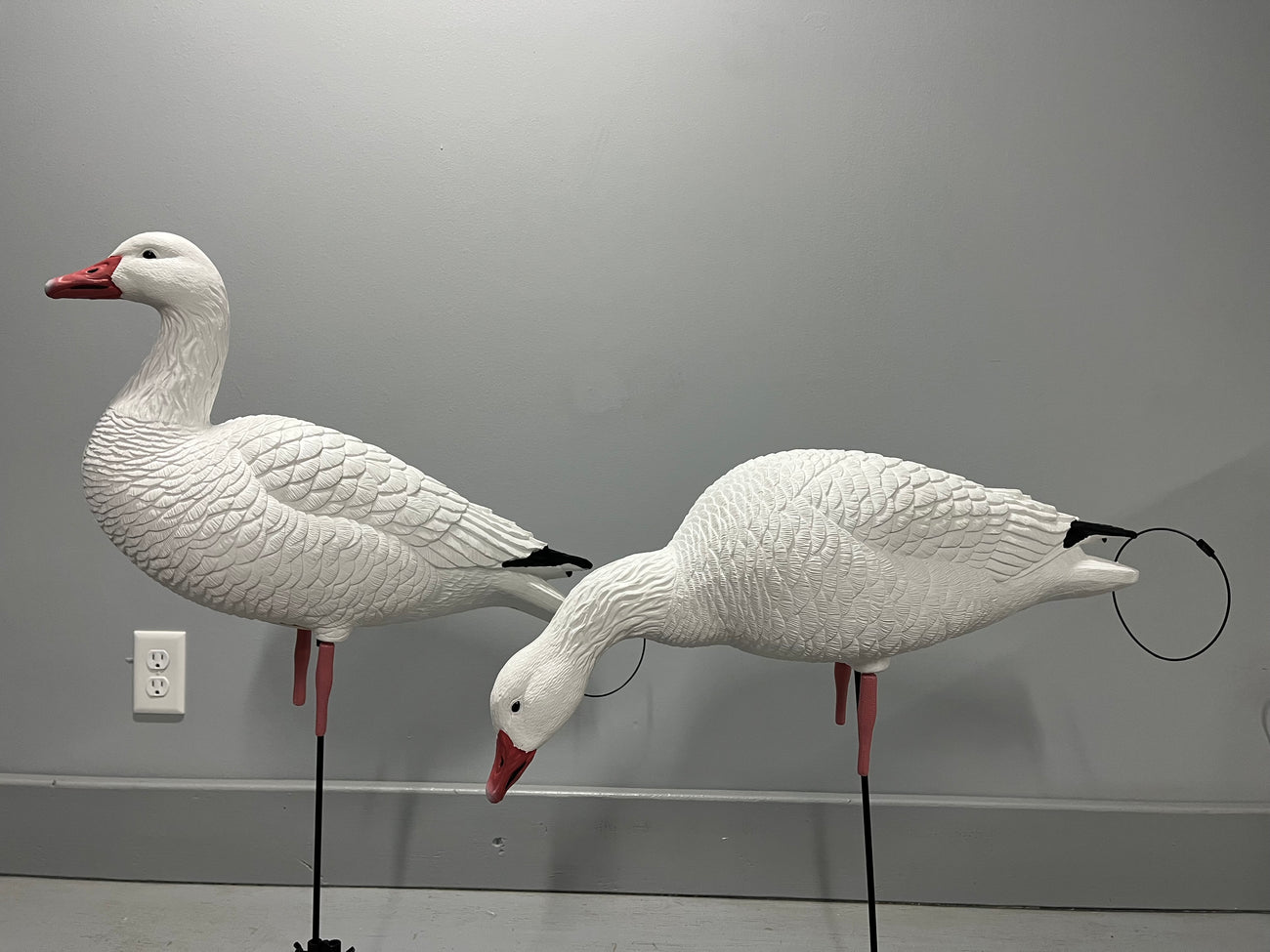Full Body Snow Goose Decoys "PE Plastic" (hard body) - “Per 6-Pack”